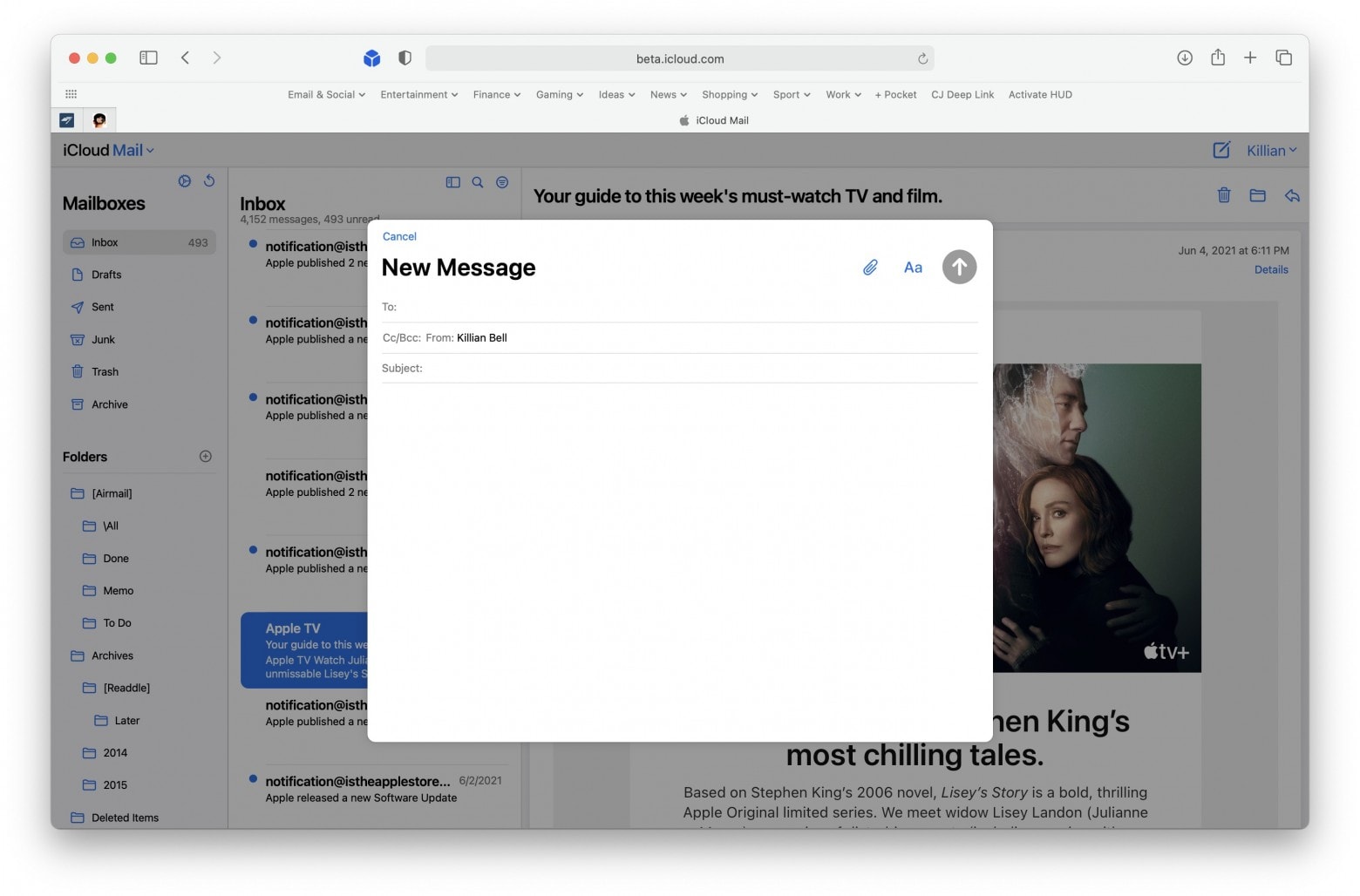 iCloud Mail is getting a shiny new interface for the web
