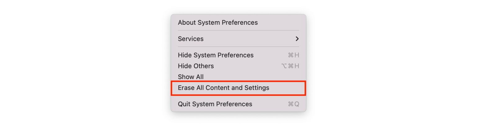 How to easily erase all content and settings in macOS Monterey