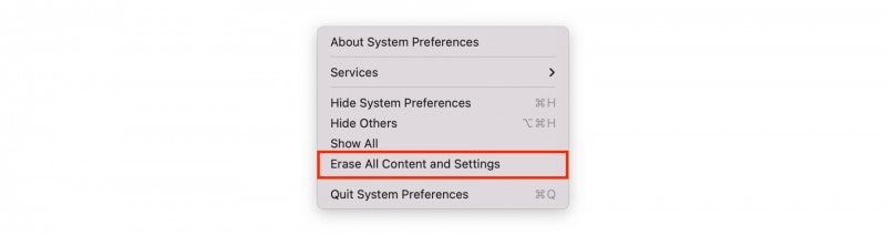 How to easily erase all content and settings in macOS Monterey