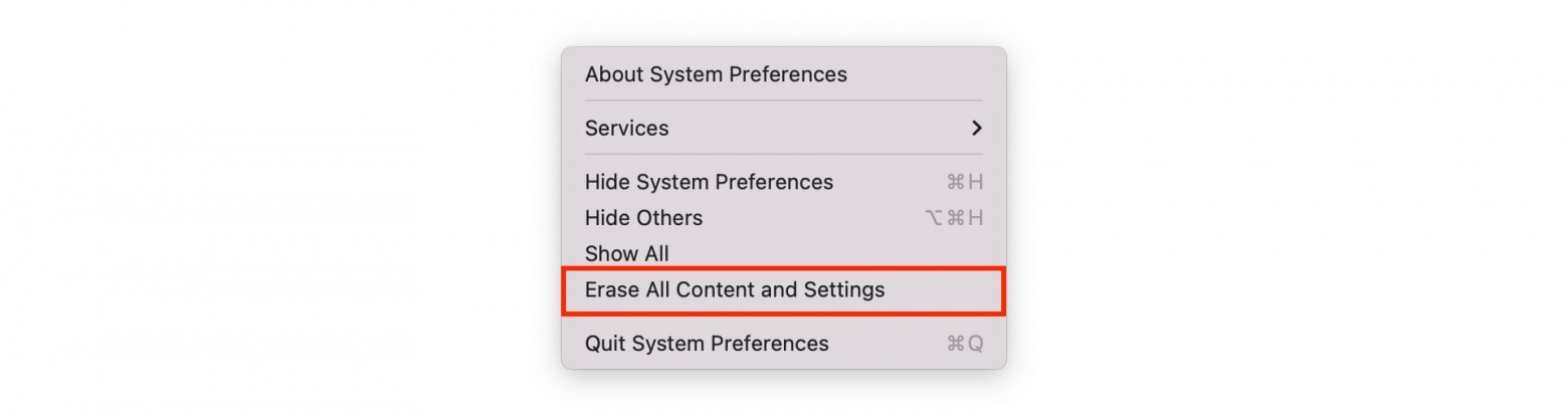 How to easily erase all content and settings in macOS Monterey