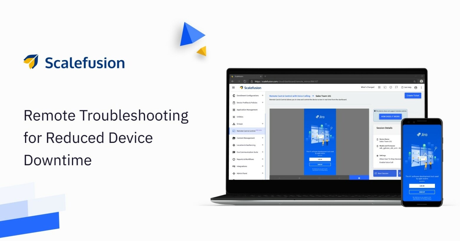 Manage and secure a diverse fleet of devices with Scalefusion MDM