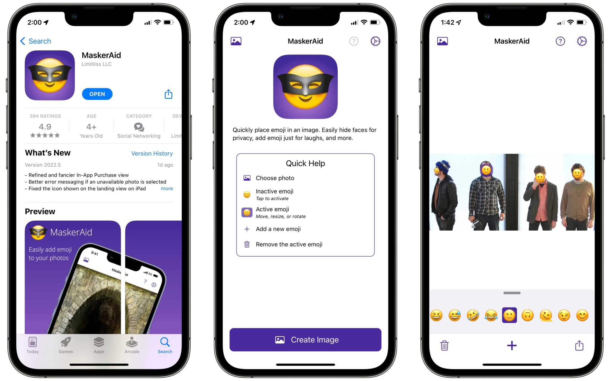 Censor faces and add emoji to pictures with MaskerAid | Cult of Mac