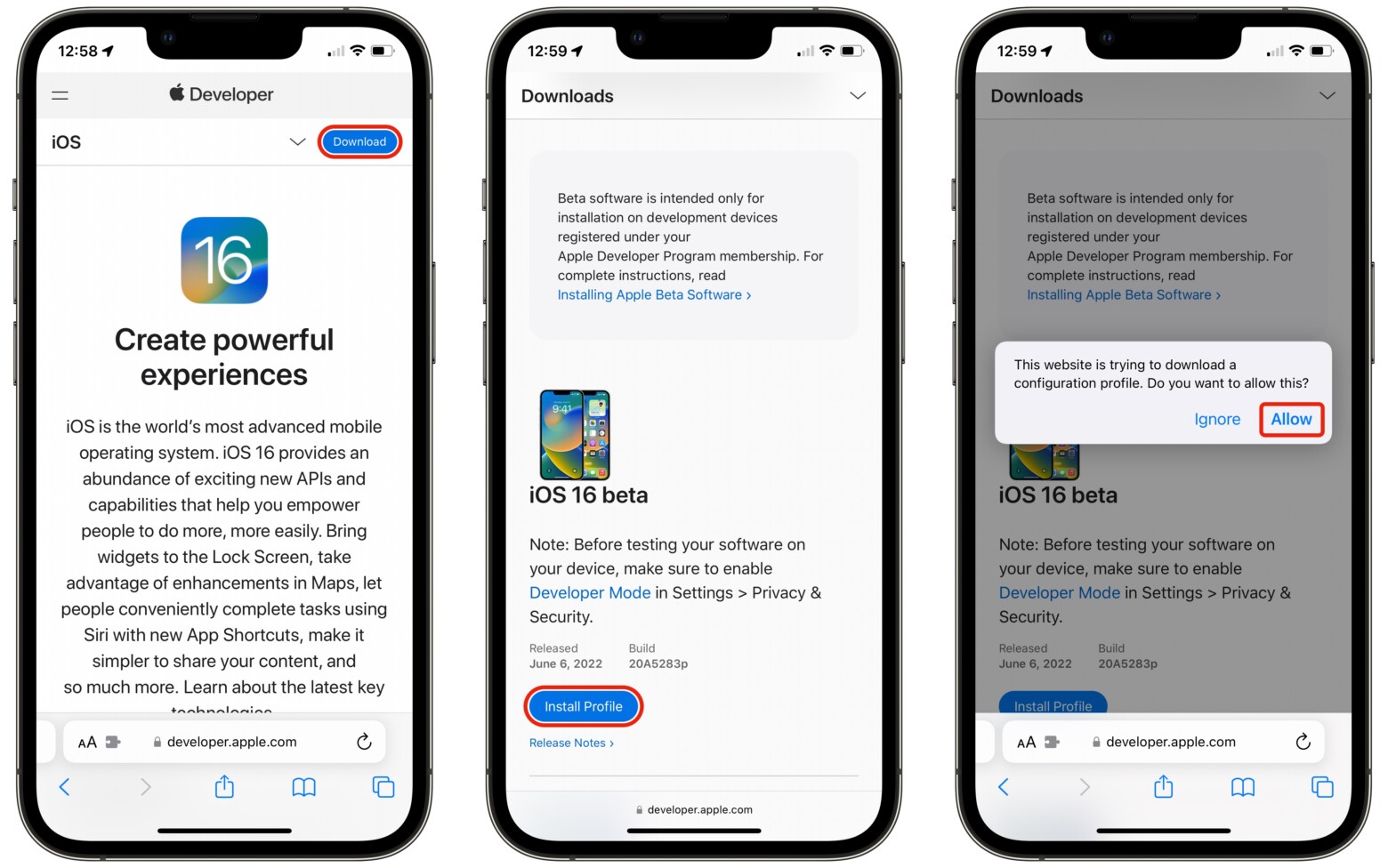 How to install the iOS 16 developer beta | Cult of Mac