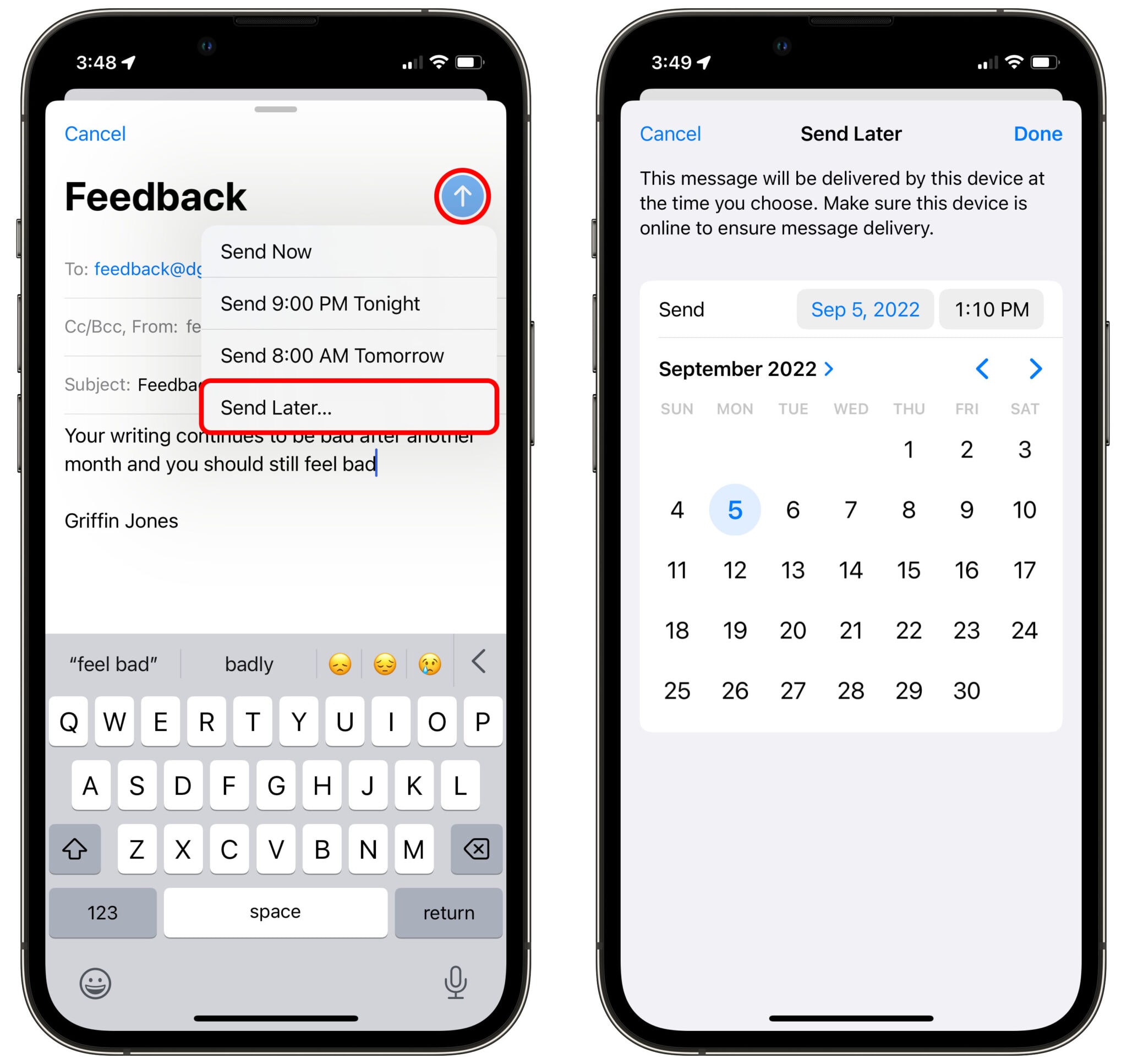 Schedule email, undo send, email reminders: All new Apple Mail features
