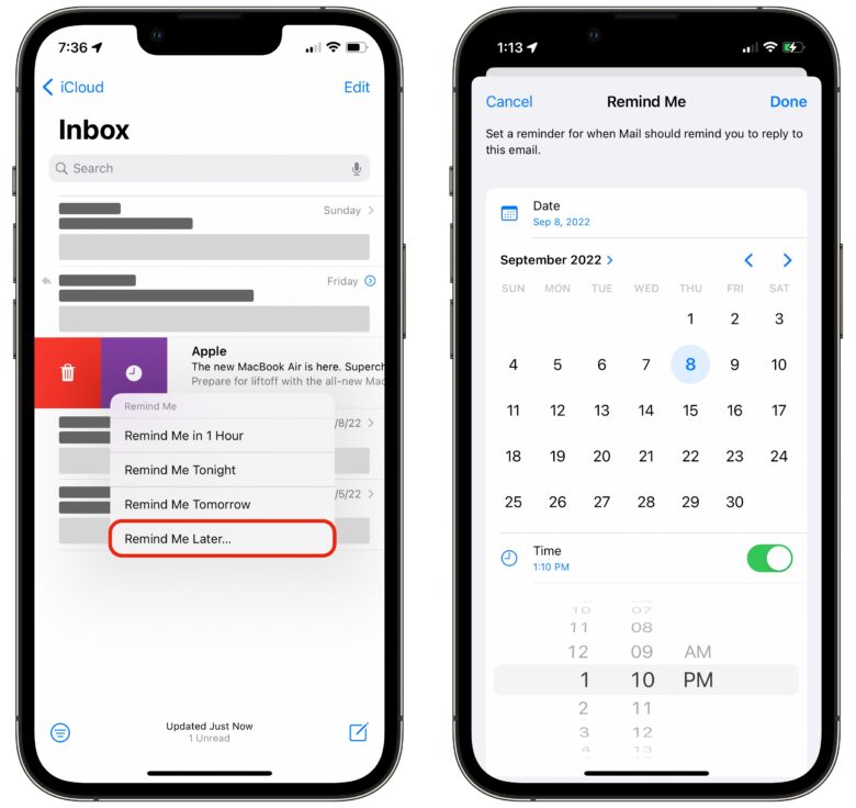 Schedule email, undo send, email reminders: All new Apple Mail features