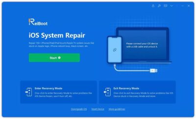 Use ReiBoot iOS system recovery to fix iPhone 14 stuck on Apple logo ...