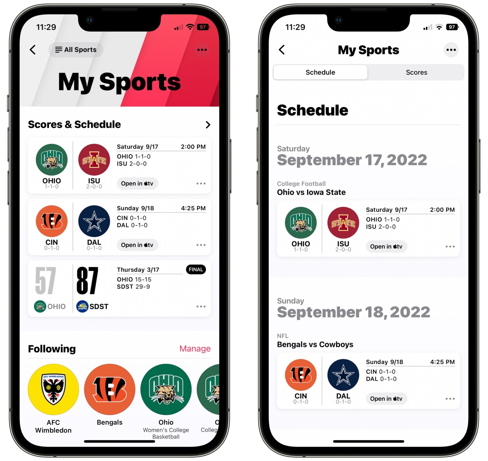 How to follow your favorite sports teams with My Sports in Apple News ...