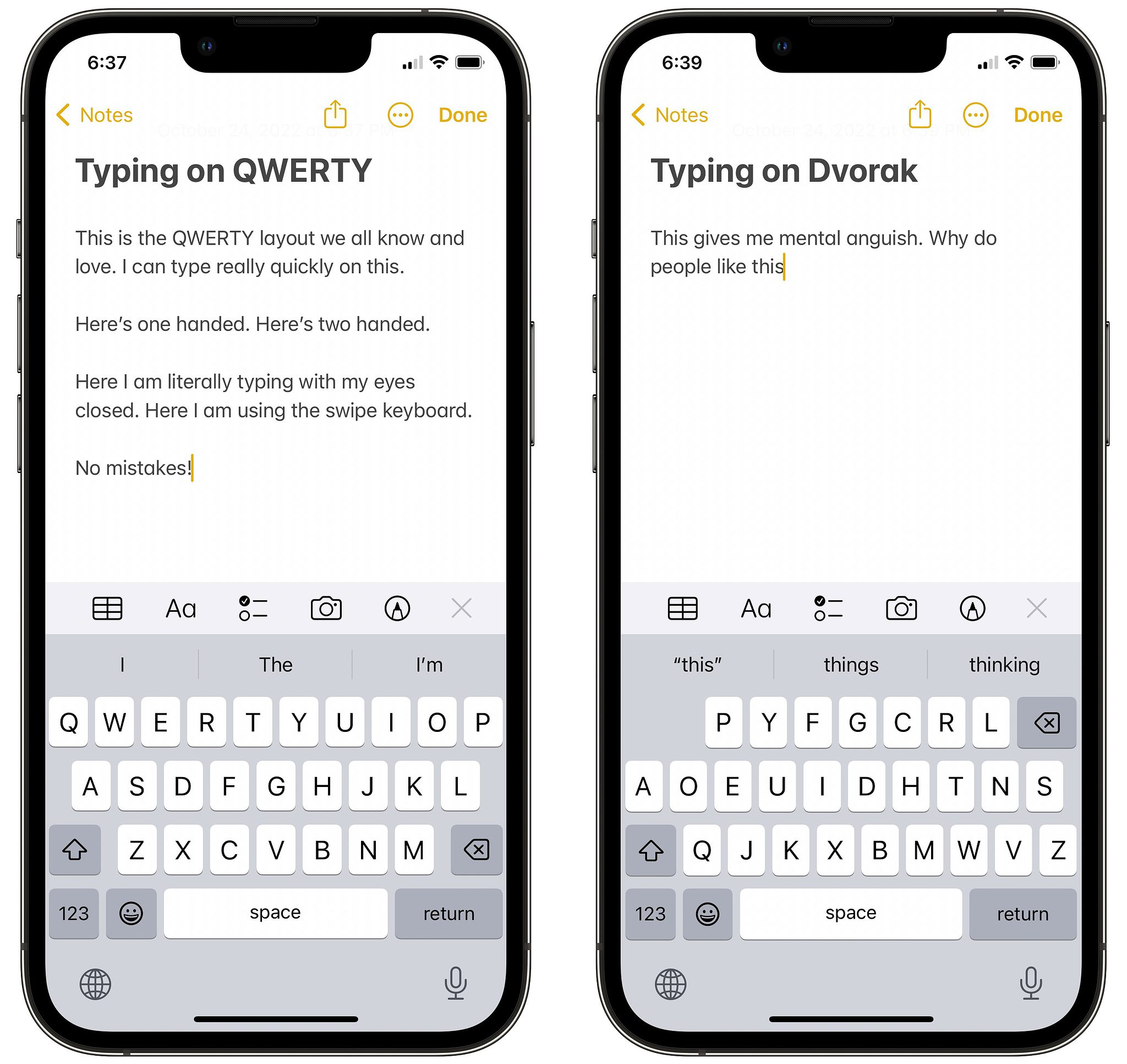 Dvorak keyboard: Get the smarter layout on your iPhone | Cult of Mac
