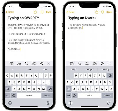 Dvorak keyboard: Get the smarter layout on your iPhone | Cult of Mac
