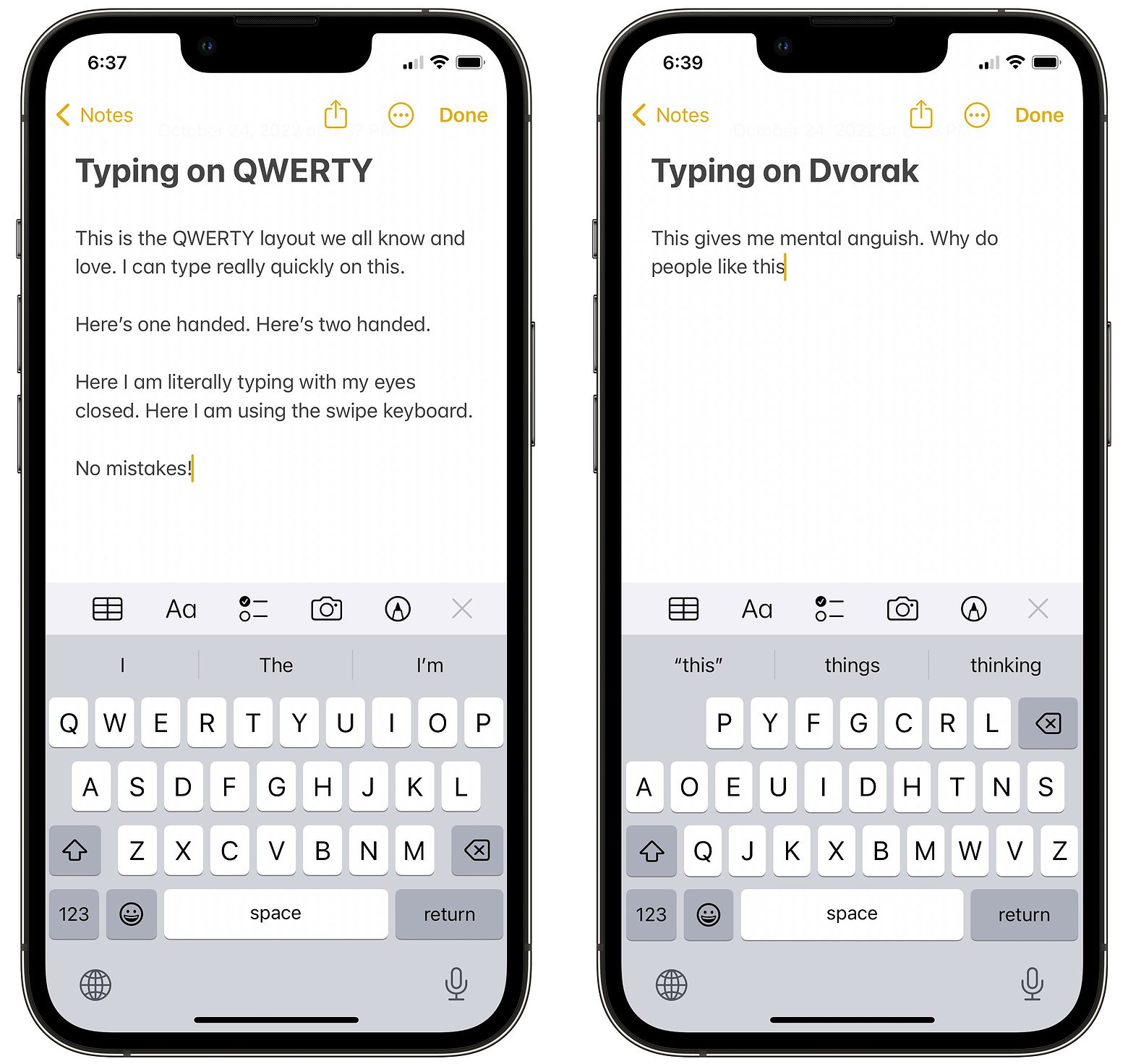 Dvorak keyboard: Get the smarter layout on your iPhone | Cult of Mac