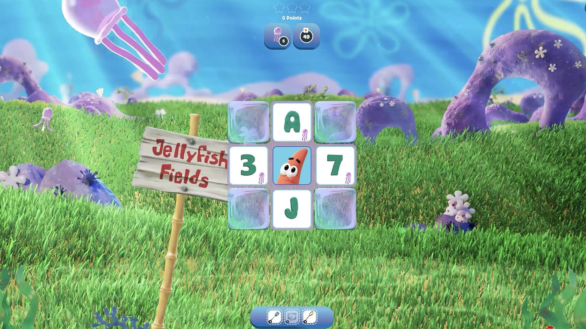 If challenging card games be something you wish: 'SpongeBob SolitairePants'