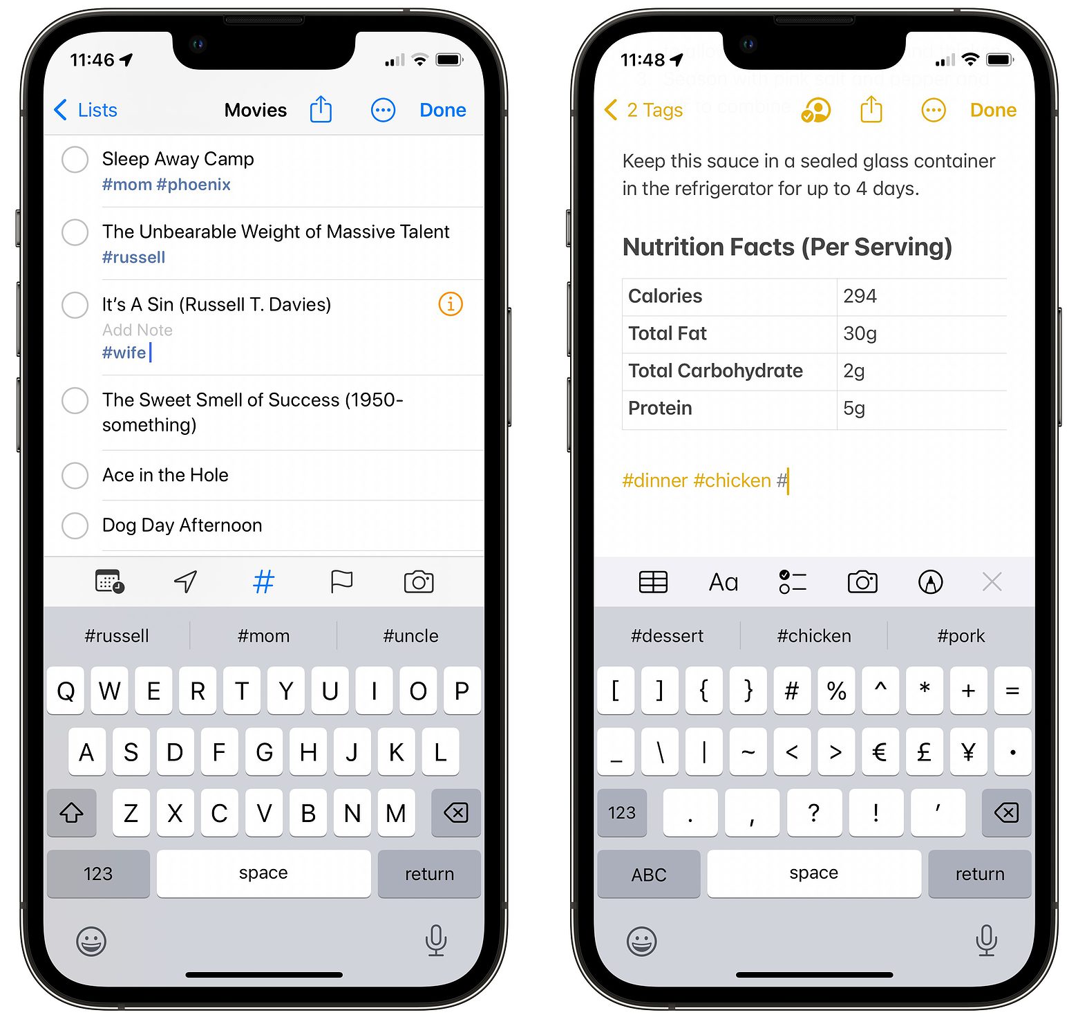 Use tags and smart lists in Apple Notes and Reminders | Cult of Mac