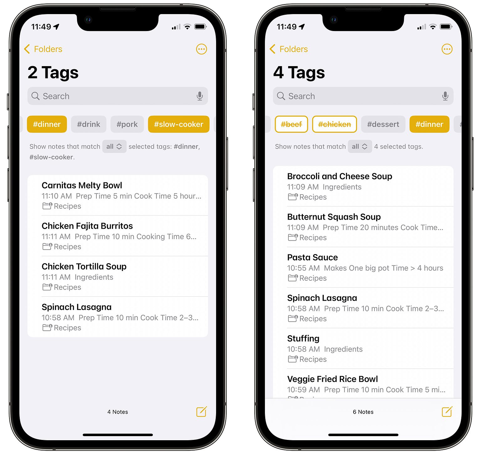 Use tags and smart lists in Apple Notes and Reminders | Cult of Mac
