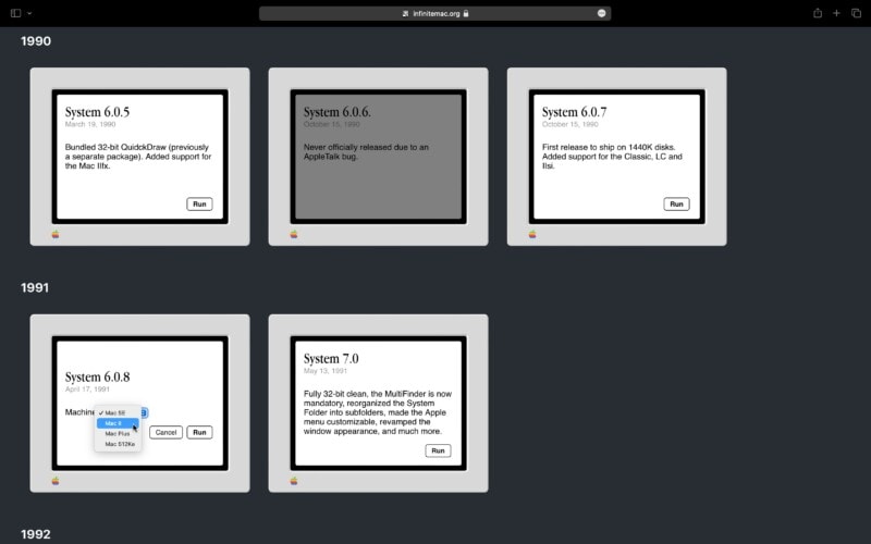 Infinite Mac: Run every version of Classic Mac OS in your browser ...