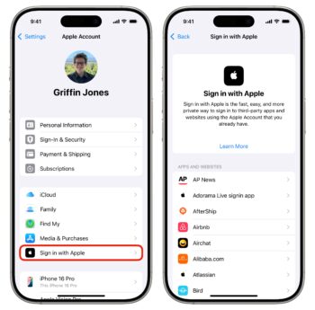 How to check which accounts are using Sign In with Apple | Cult of Mac