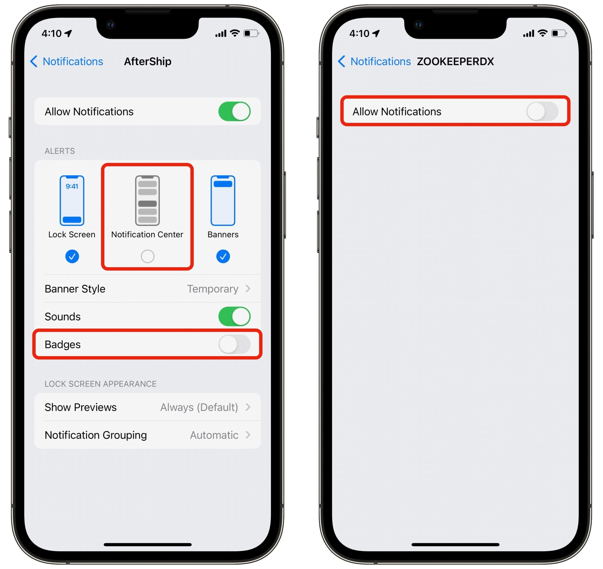 iOS persistent notifications mean you never miss important alerts ...