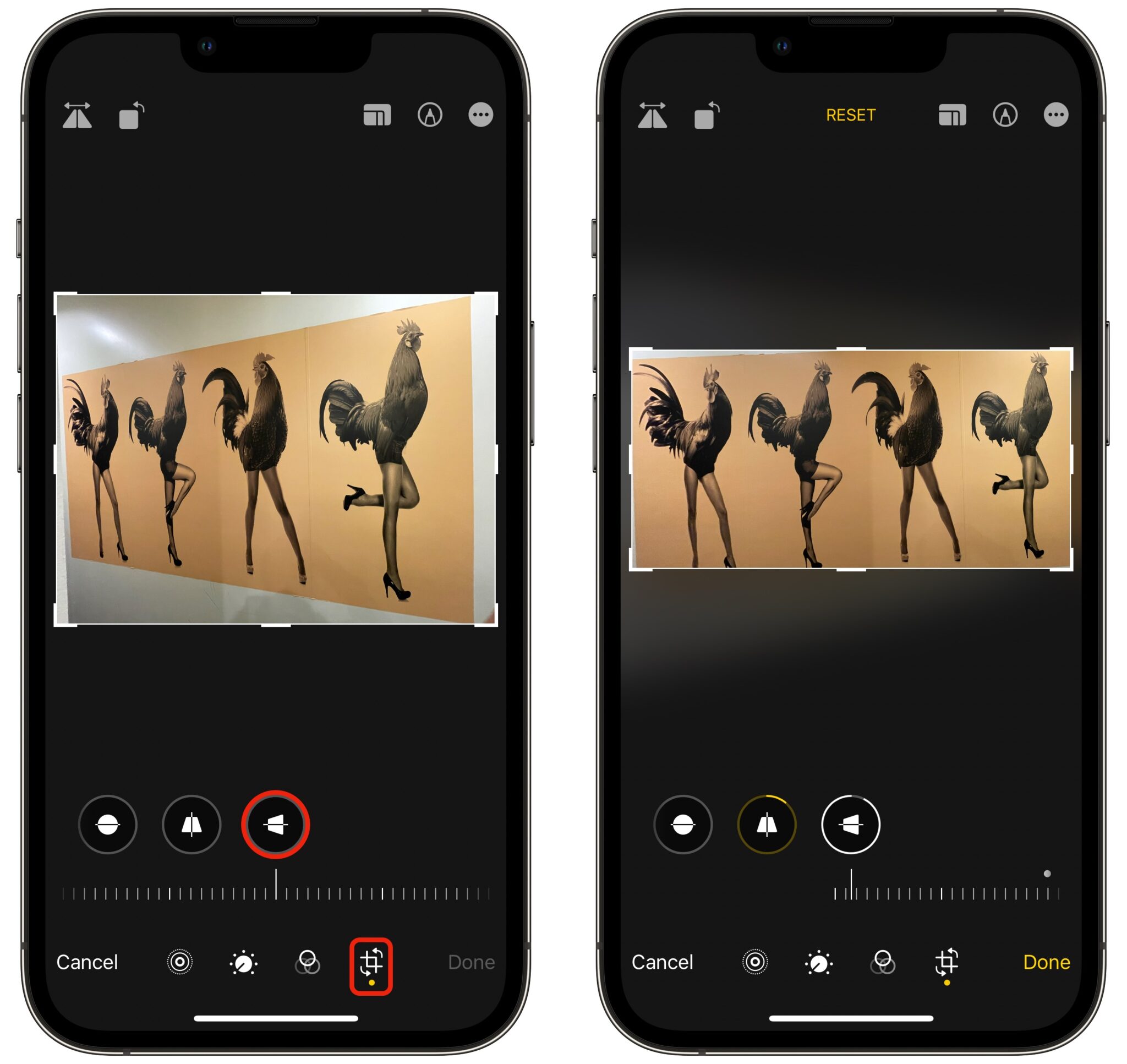 Rotate, skew and crop a photo on iPhone | Cult of Mac