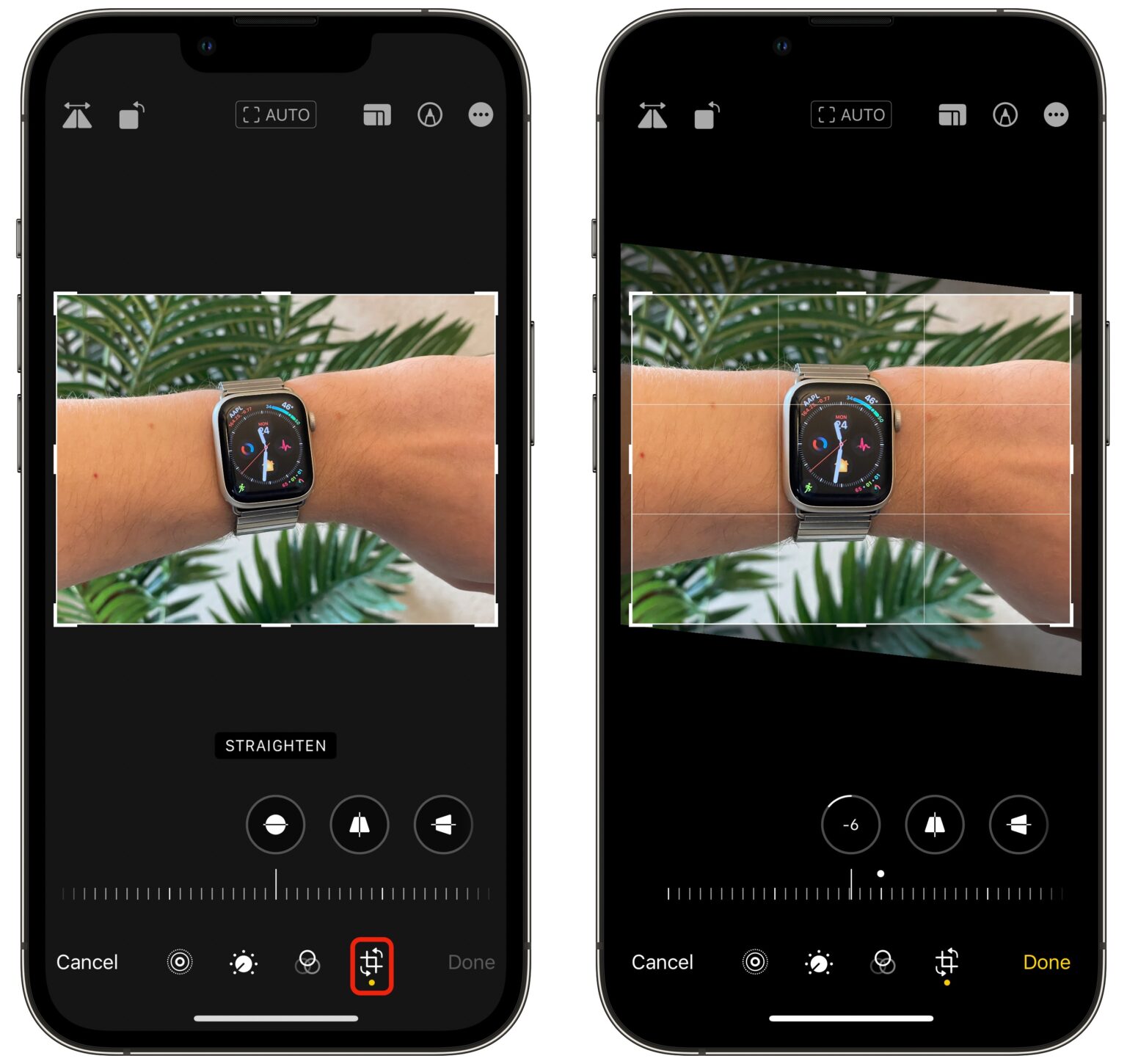 Rotate, skew and crop a photo on iPhone | Cult of Mac