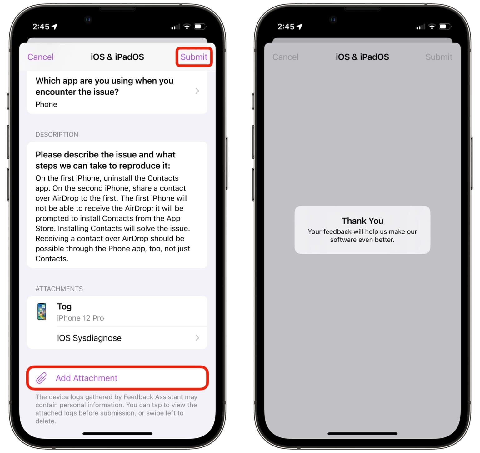 Apple bug report: File feedback on iPhone, iPad or Mac | Cult of Mac