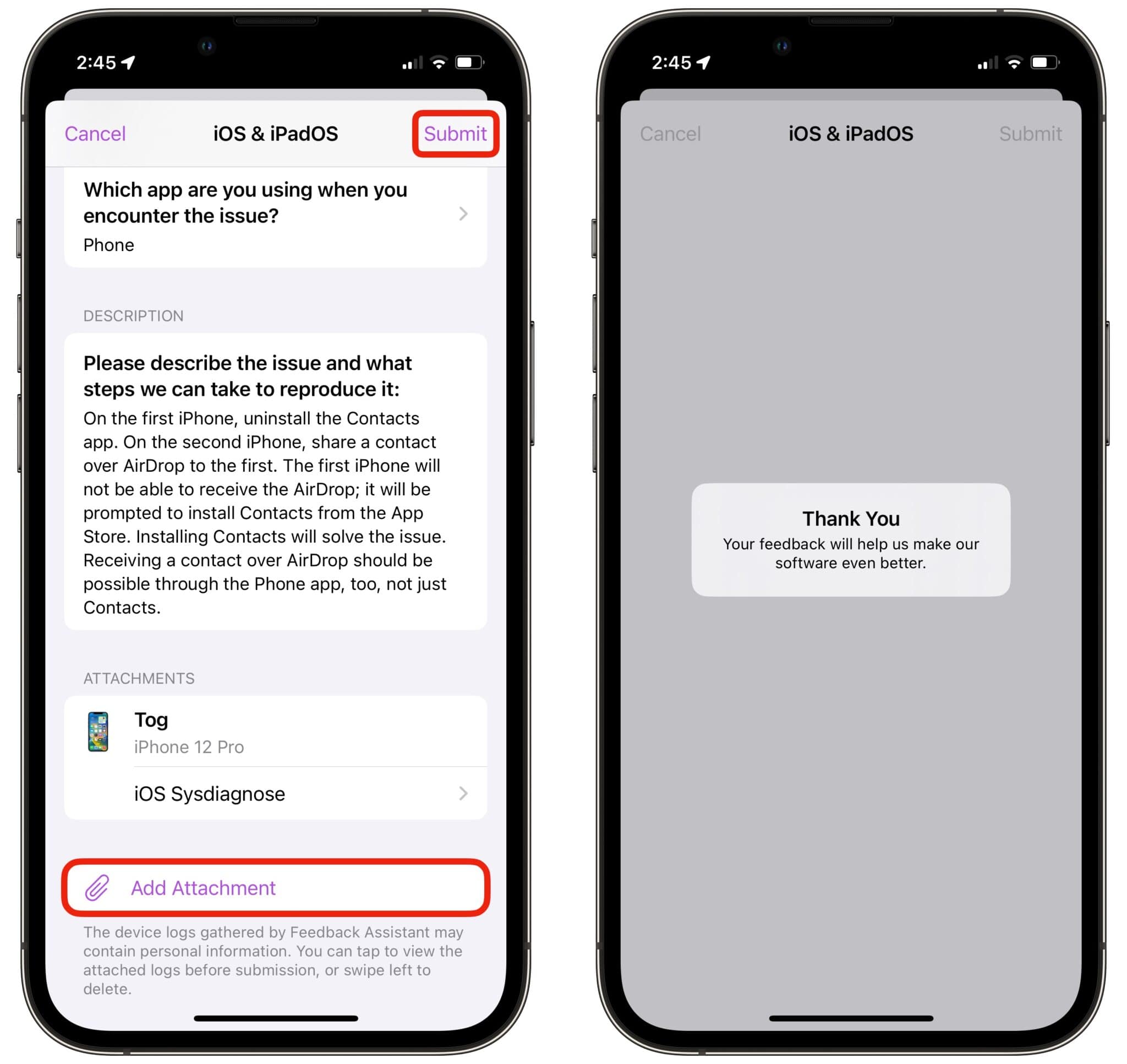 Apple bug report: File feedback on iPhone, iPad or Mac | Cult of Mac