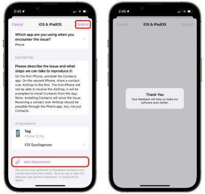 Apple bug report: File feedback on iPhone, iPad or Mac | Cult of Mac