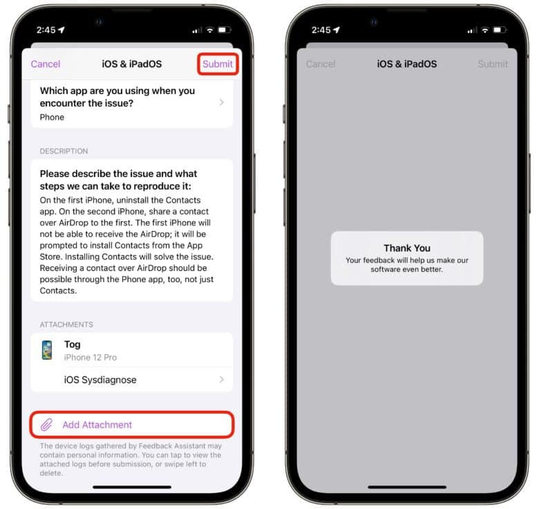 Apple bug report: File feedback on iPhone, iPad or Mac | Cult of Mac