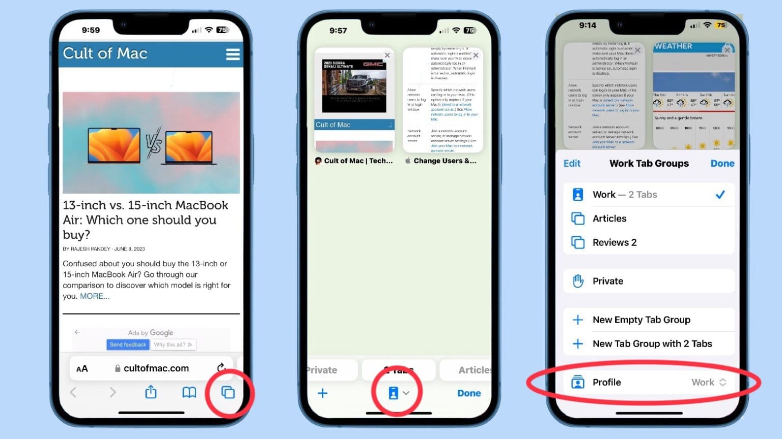 Hands on with Safari Profiles: New Apple attempt to curb tab clutter