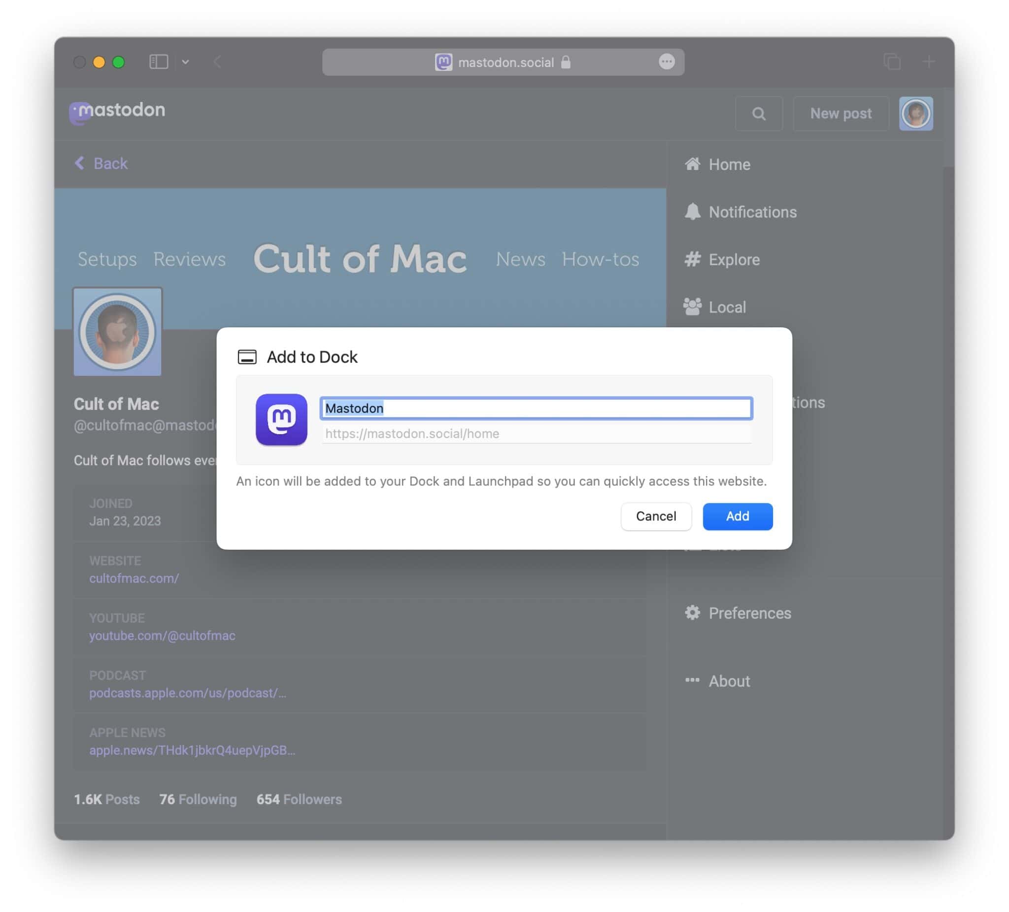 How to create a web app in Safari with macOS Sonoma - Guidantech