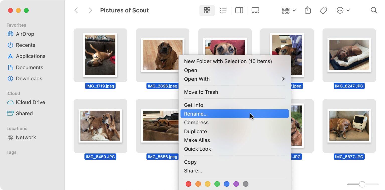 How to rename a batch of files on the Mac | Cult of Mac