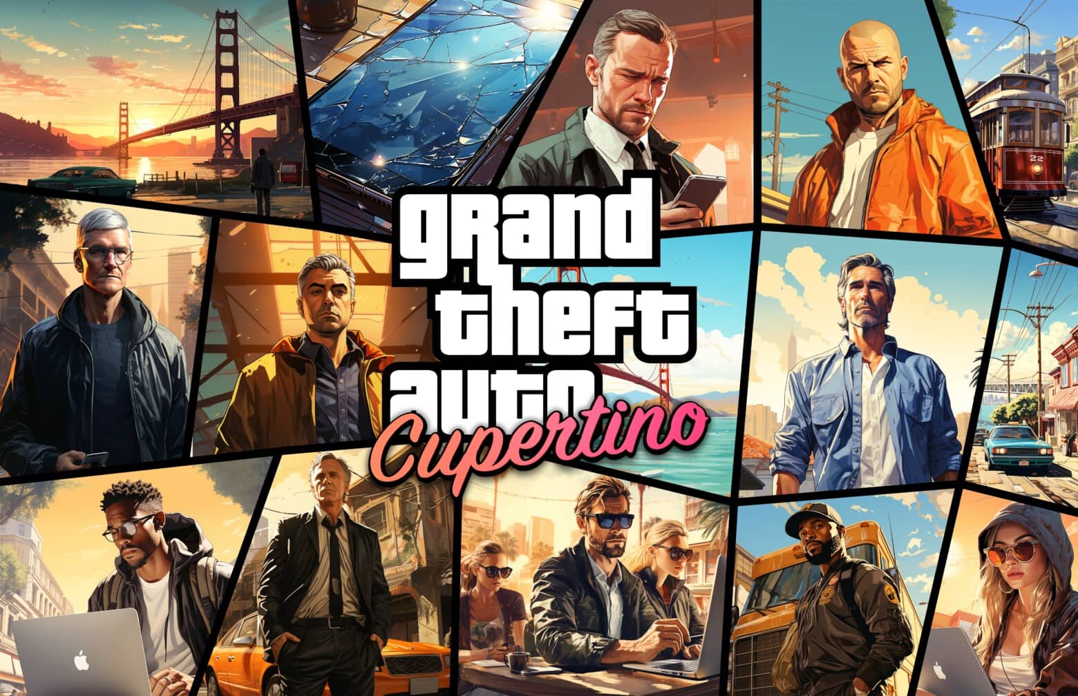 Roguish Tim Cook stars in ‘Grand Theft Auto Cupertino’ wallpaper | Cult ...