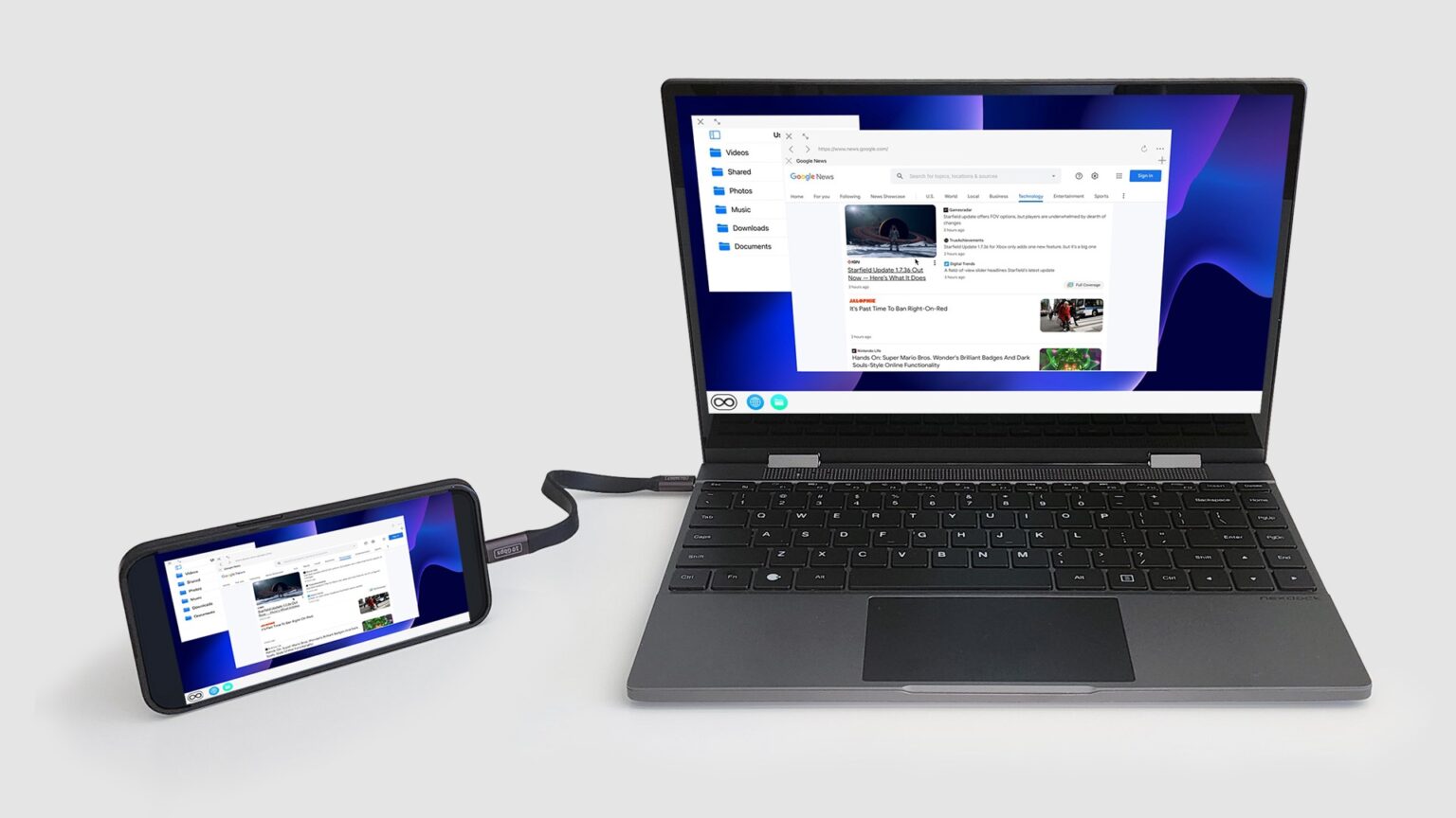 NexDock transforms iPhone 15 into clamshell notebook | Cult of Mac