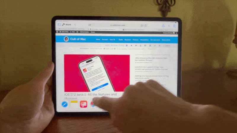 iPad gestures for multitasking, Stage Manager and more | Cult of Mac