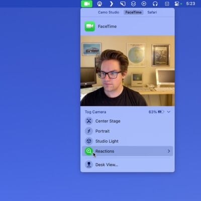 Turn off video reactions on Mac in macOS Sonoma | Cult of Mac how-to