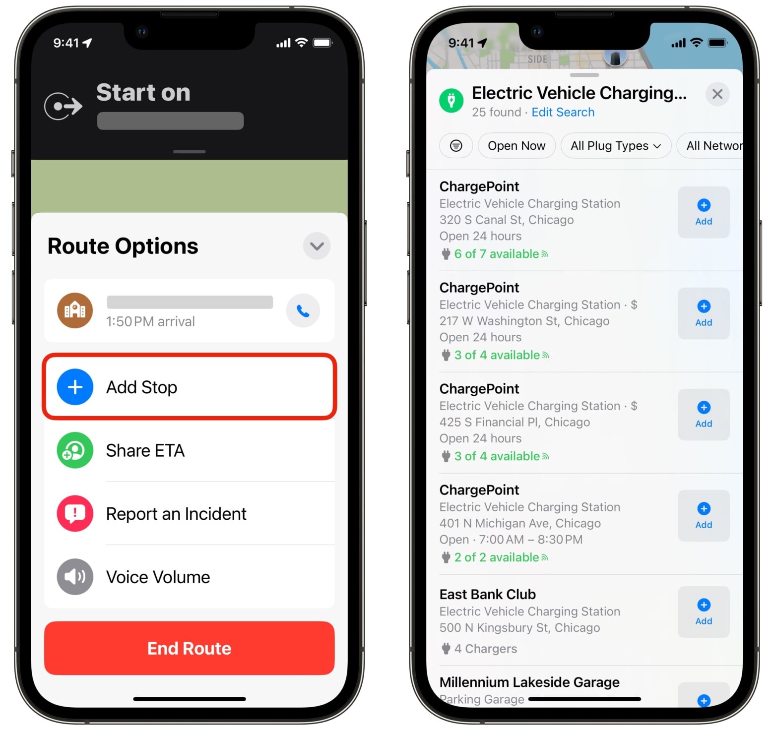 Show electric car charging stations in Apple Maps - Guidantech | Smart ...
