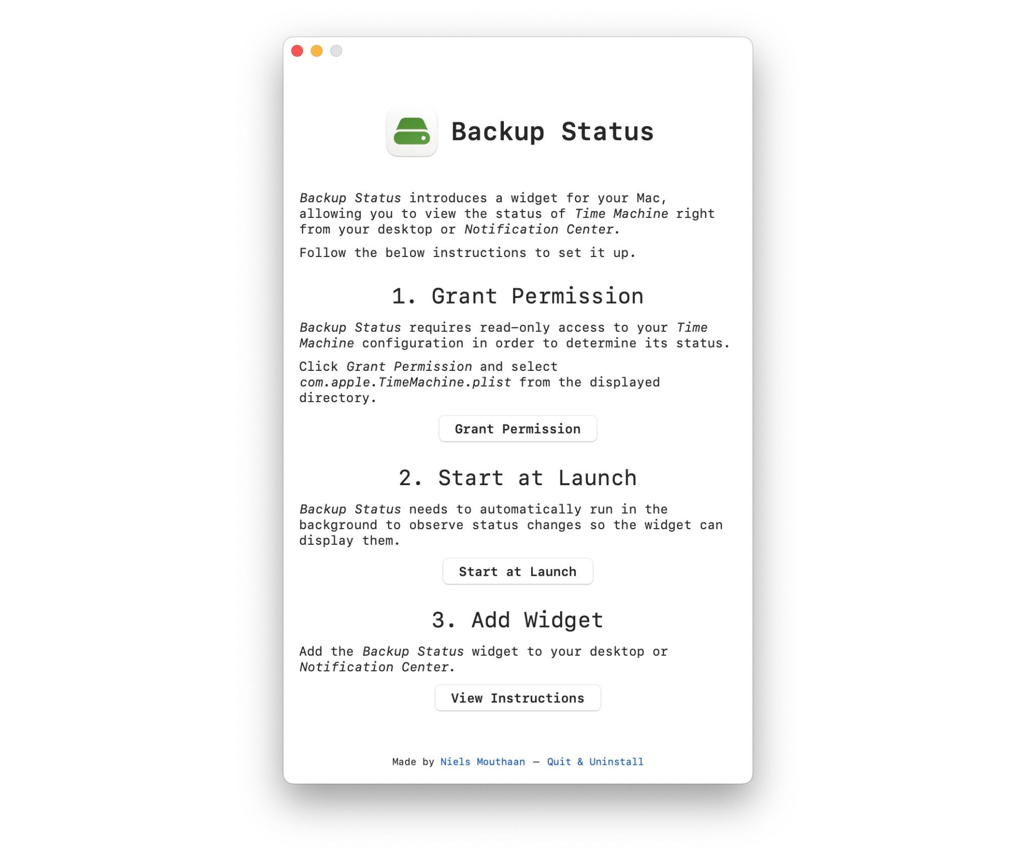 A Time Machine widget for your Mac desktop [Awesome Apps] | Cult of Mac