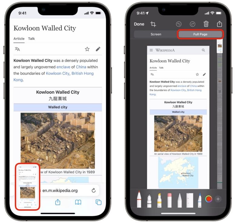 iPhone screenshot: How to capture a whole page or email | Cult of Mac
