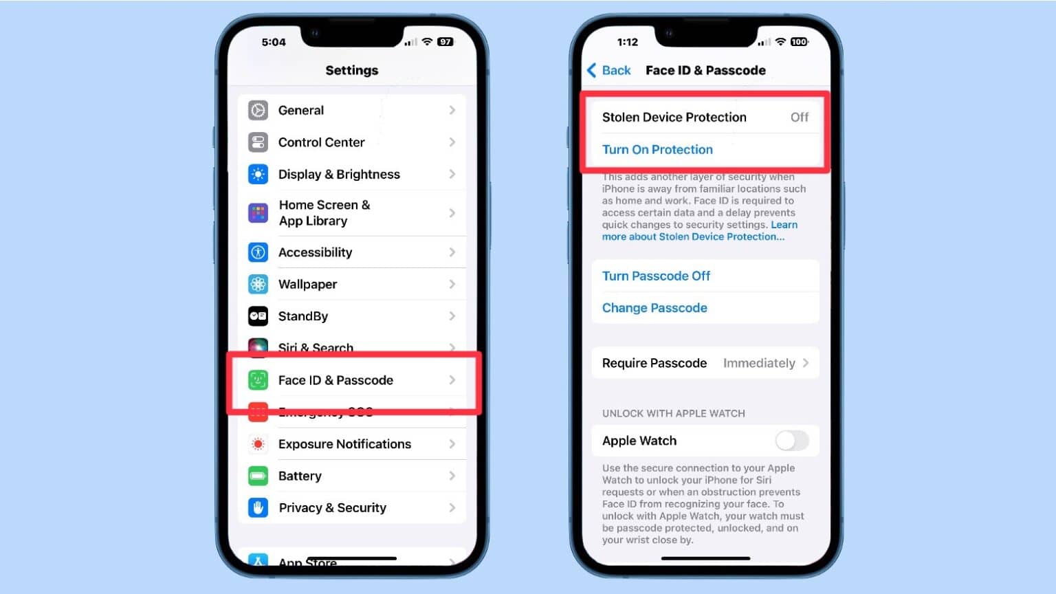 Stolen Device Protection: How to activate iPhone security feature