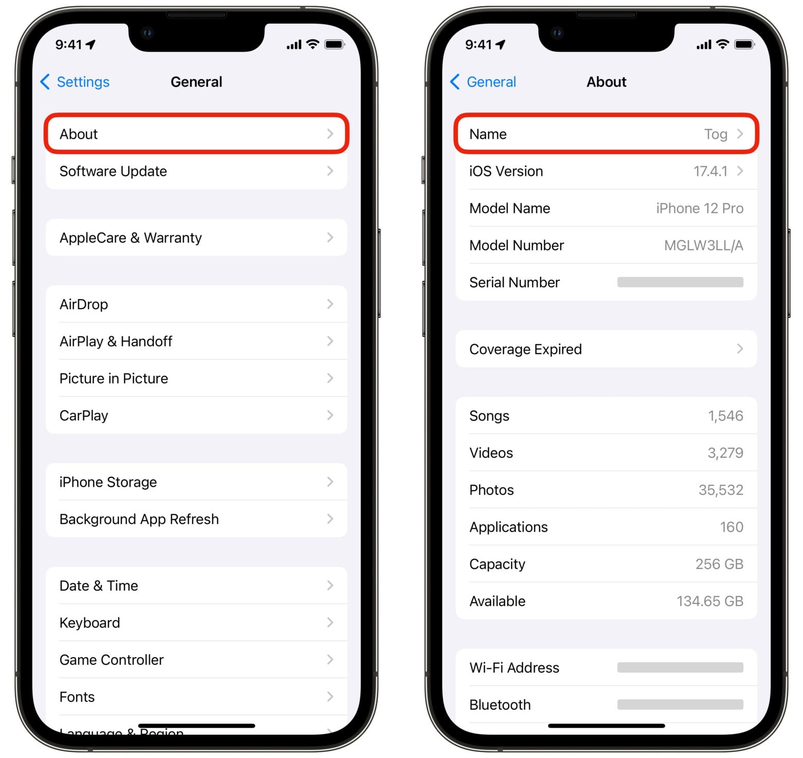 Change the name of your iPhone, iPad, Apple Watch, Mac, AirPods