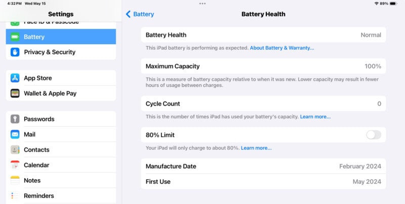 How to check iPad battery health | Cult of Mac