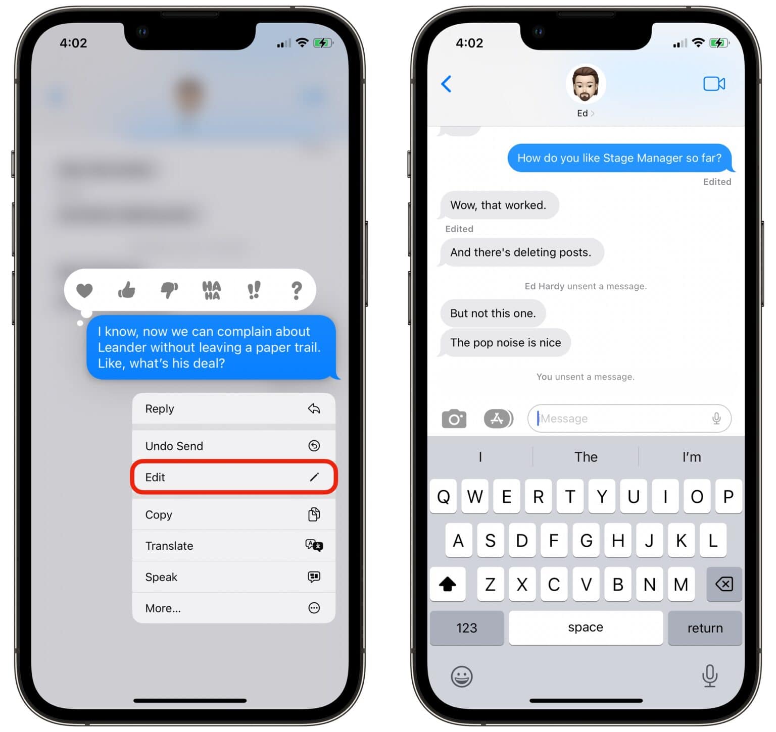 How to unsend iMessage on iPhone or (edit it): Cult of Mac How-To