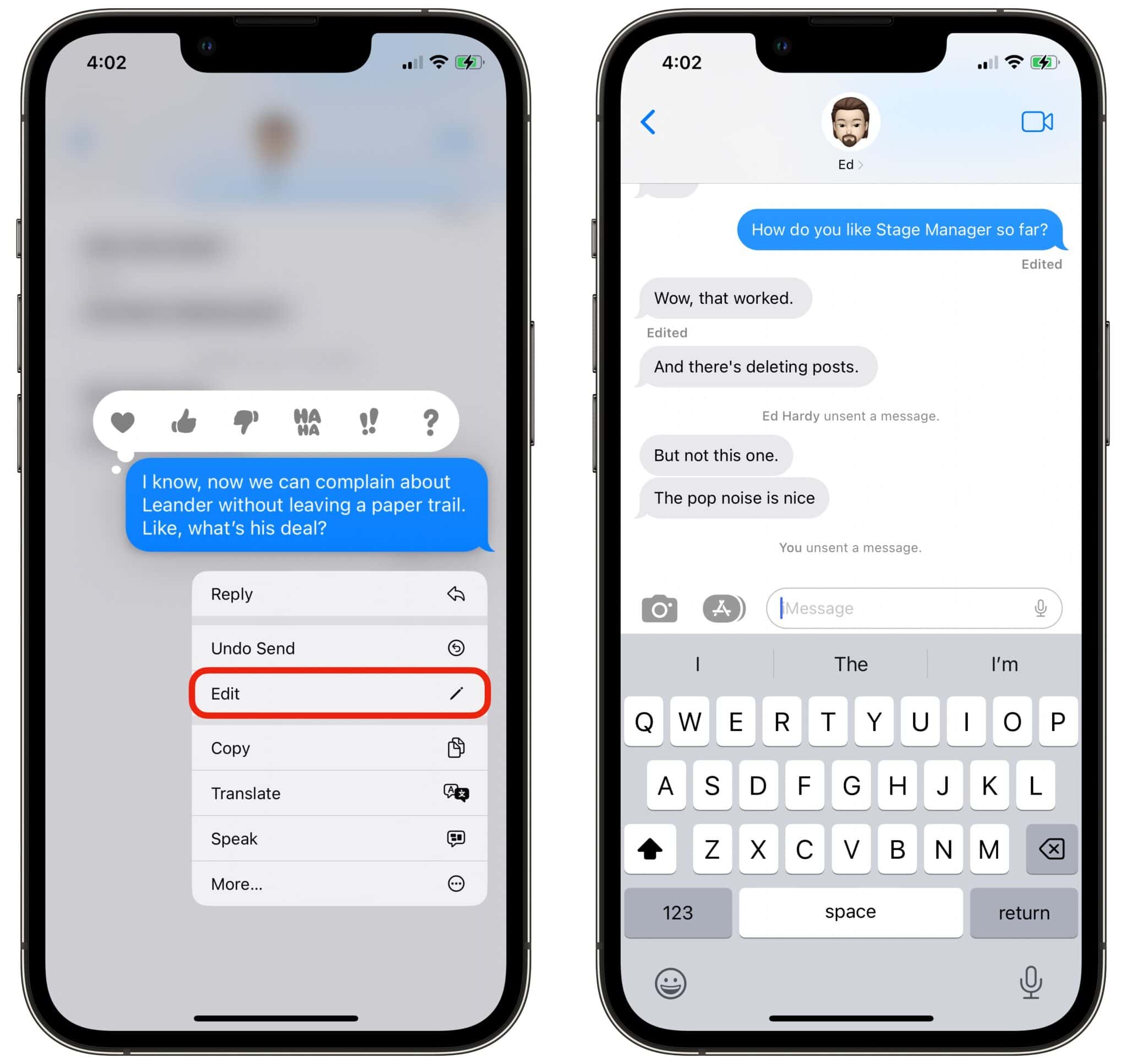How to unsend iMessage on iPhone or (edit it): Cult of Mac How-To