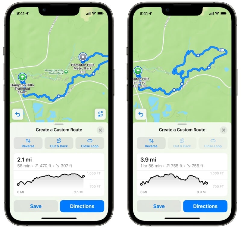 Hiking maps and trail maps, now free in Apple Maps on iPhone | Cult of Mac