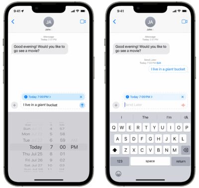 How to schedule texts on iPhone using 'Send Later' feature
