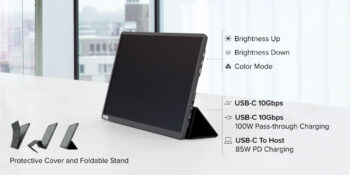 This portable display also acts as USB-C hub | Cult of Mac
