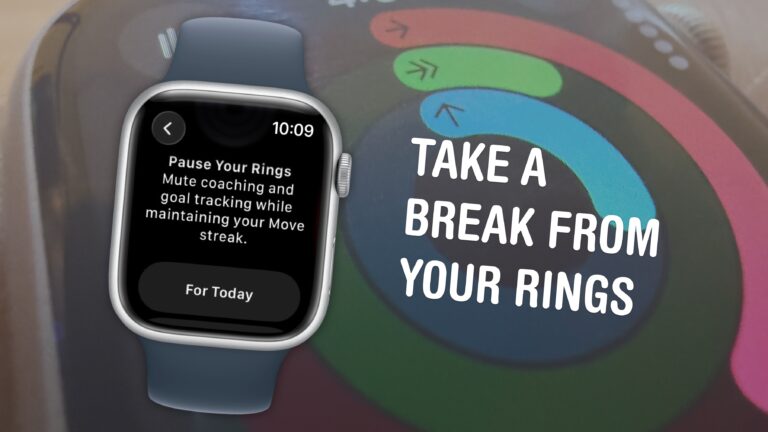 Apple Watch Activity rings: How to use, tweak and pause them | Cult of Mac