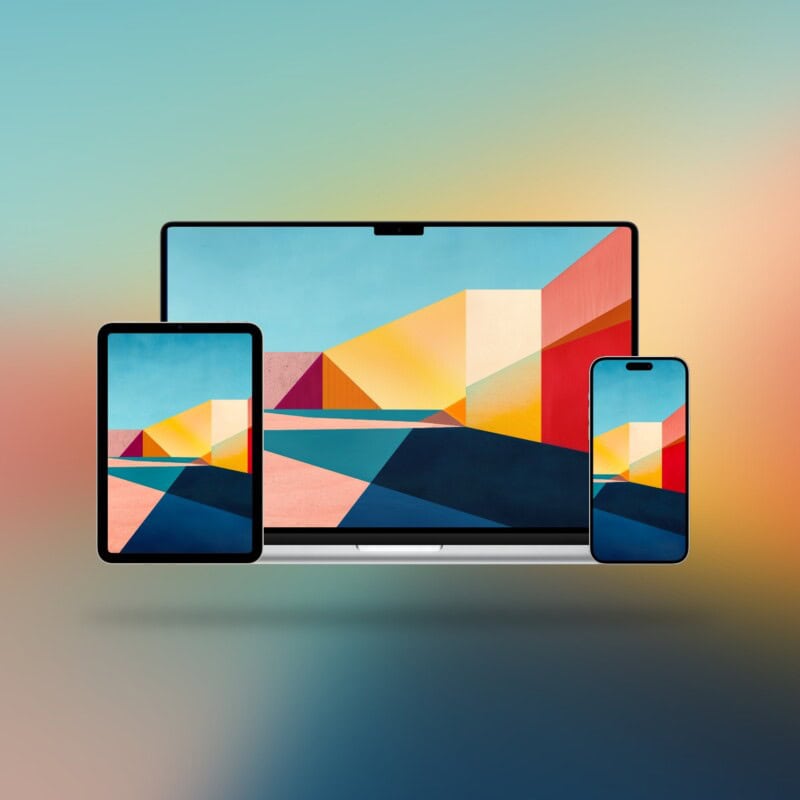 Cubist wallpaper: Basic Apple Guy's Liminal Spaces series | Cult of Mac
