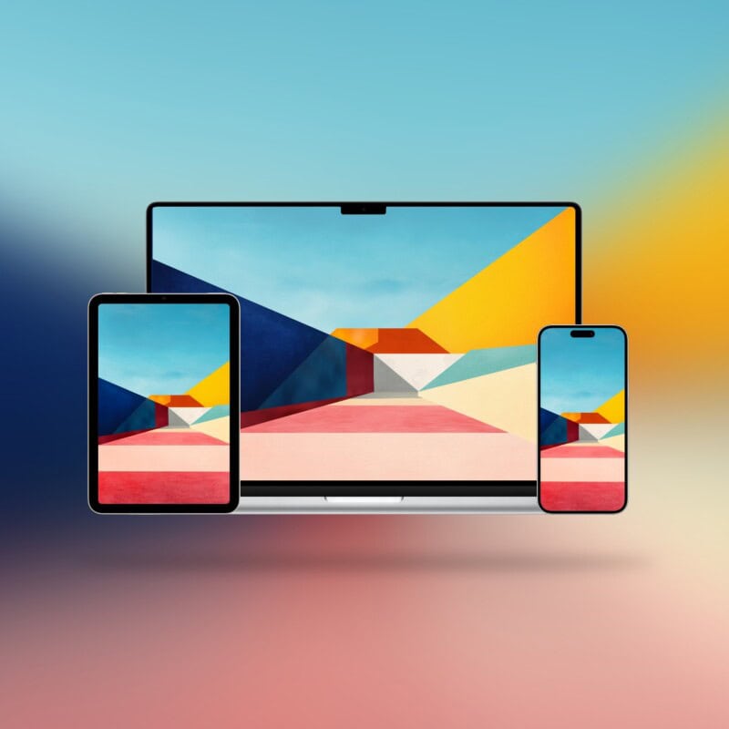Cubist wallpaper: Basic Apple Guy's Liminal Spaces series | Cult of Mac