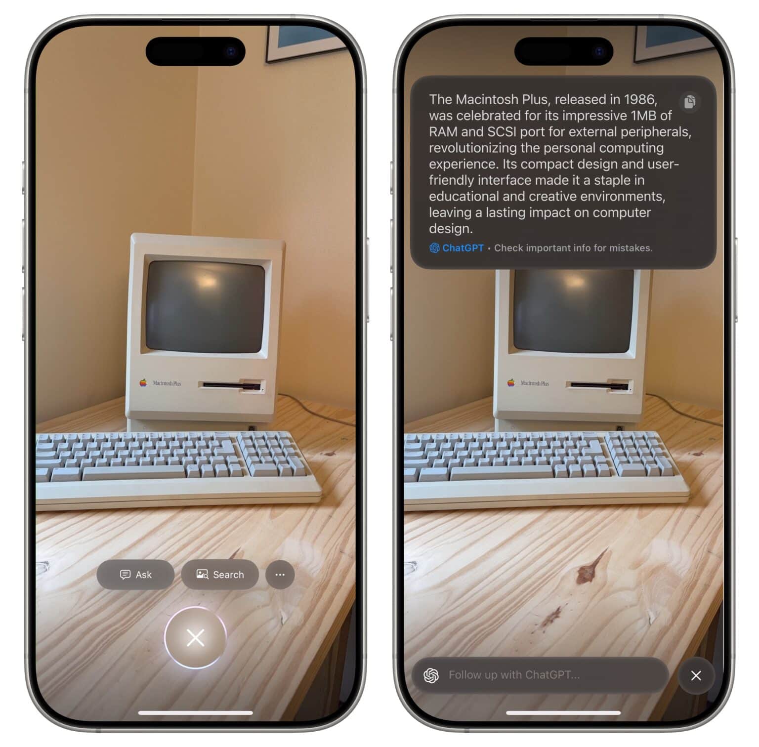 Visual Intelligence: How to look up info with iPhone AI tool | Cult of Mac
