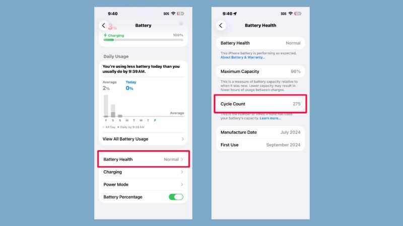 iPhone cycle count: Check your iPhone battery health - Guidantech ...