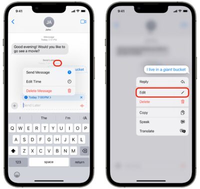 How to schedule texts on iPhone using 'Send Later' feature